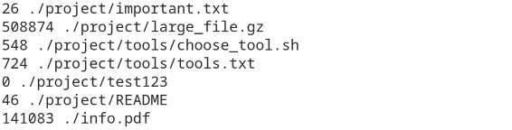 The Linux One Liner Of The Day Find The Largest File From An Entire Directory Tree