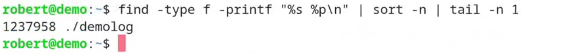 The Linux One Liner Of The Day Find The Largest File From An Entire Directory Tree